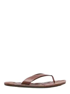 JW Anderson Quilted Leather Slides - Brown