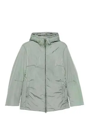 Prada Hooded Zip-up Jacket - Green