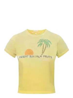 MOTHER The Itty Bitty Ringer T-shirt - Yellow