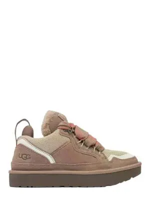 UGG Lowmel Suede-panelled Chunky Low-top Sneakers - Brown