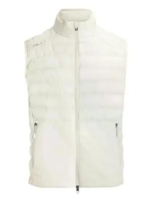 Rlx Ralph Lauren Quilted Zip-up Insulated Vest - White