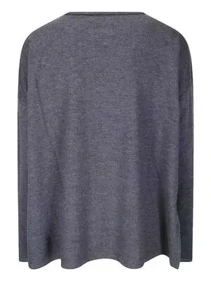Labo.art Sandra Crew-neck Long-sleeve T-shirt - Grey