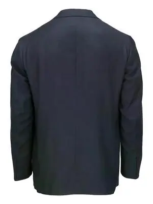 Isaia Single-breasted Blazer - Blue