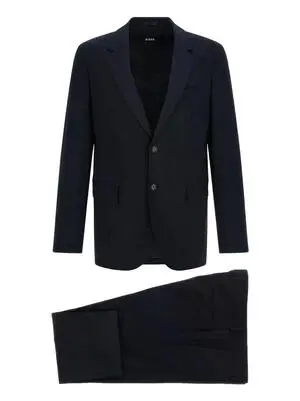 BOSS Slim-fit Single-breasted Suit - Blue
