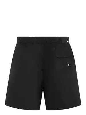 Amiri Logo Patch Swim Shorts - Black