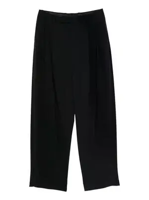 Giorgio Armani Pleated Wide-leg Trousers - Blue