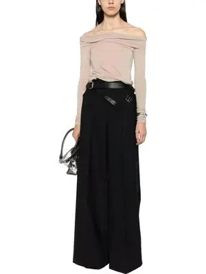 Rick Owens Tailored Wide-leg Trousers - Black