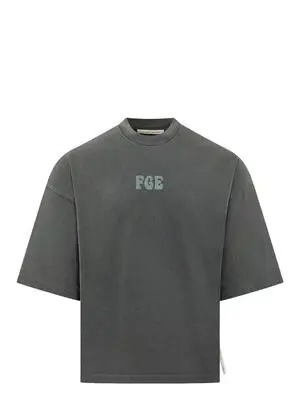 Fear Of God Heavy Jersey Merch T-shirt Boxy Fit - Grey