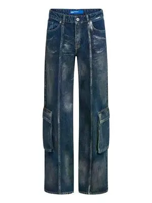 KARL LAGERFELD Karl Lagerfeld Jeans Coated Cargo Pants