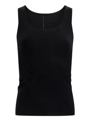 Wolford Scoop Neck Sleeveless Top - Black