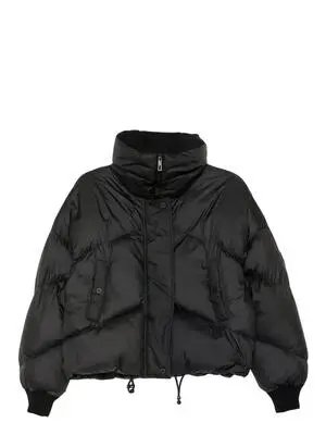 Hermès Quilted High Neck Puffer Jacket - Black
