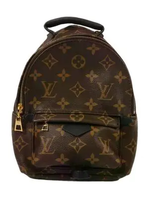 LOUIS VUITTON Louis Vuitton Mini Palm Springs Backpack Monogram Canvas Brown