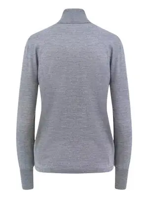 Aspesi Fine-knit Roll-neck Top - Grey