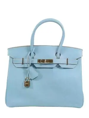 Hermès 30 Birkin Handbag - Blue