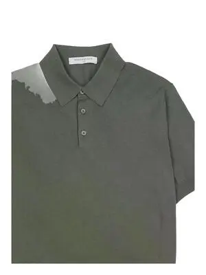 BROOKSFIELD Buttoned Polo Shirt - Green