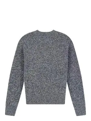 Aspesi Ribbed Knit Raglan Sleeve Sweater - Grey