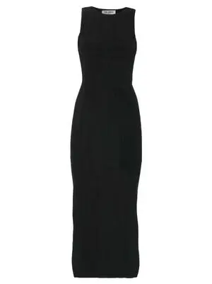 Attico Midi Knit Dress - Black