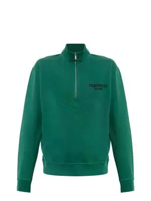 Dsquared2 Half-zip Logo Sweatshirt - Green