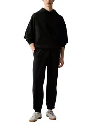 Adidas Small-logo Regular Cuffed Joggers - Black
