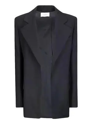 Sportmax Tenace Wool Blazer - Black