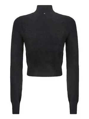 Sportmax High-neck Cashmere Sweater - Black