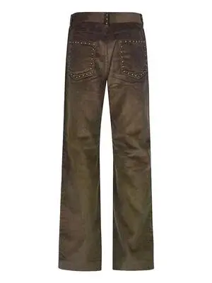 P.A.R.O.S.H P.A.R.O.S.H. Stud Embellished Corduroy Trousers