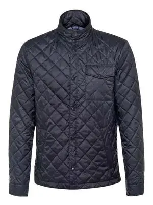 Geox Barberigo Quilted Jacket - Blue
