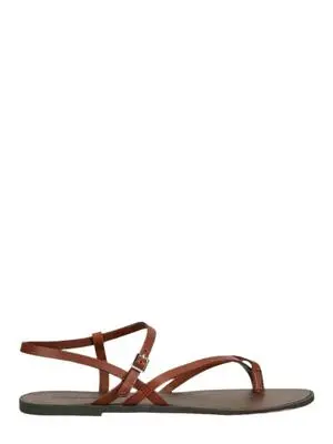 VAGABOND SHOEMAKERS Tia 2.0 Buckled Multi-strap Flat Sandals - Brown