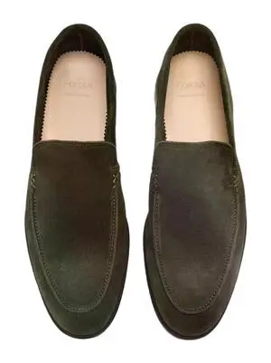 FORSA Austin Suede Loafers - Green