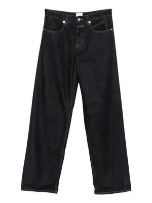 Closed Nikka Logo-patch Wide-leg Jeans - Blue