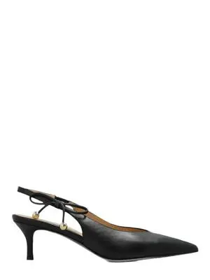 Furla Poppy Bow-detail Slingback Pumps - Black
