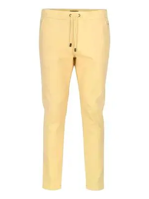 Isaia Drawstring Waistband Trousers - Yellow