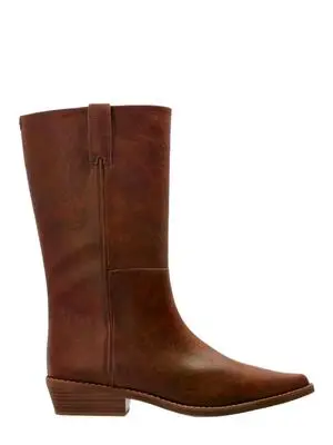 Michael Kors Farren Distressed Boots - Brown