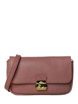 COCCINELLE Grainy Leather Shoulder Bag - Pink