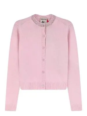 SEMICOUTURE Semicouture Crystal-Embellished Button-Up Cardigan