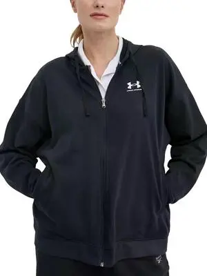 Under Armour Zip-up Logo Hoodie - Black