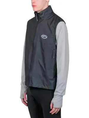 OPTIMISTIC RUNNERS Zip Gilet - Grey
