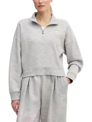 UNDER ARMOUR Under Armour Rival Script Quarter-Zip Cropped Sweater