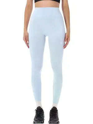 Nike Logo-print High-waisted Leggings - Blue