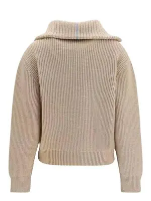 Malo Ribbed Quarter-zip Cashmere Sweater - Neutrals