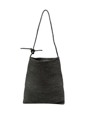 SOPHIE DIGARD Woven-effect Shoulder Bag - Grey