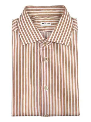 Kiton Striped Shirt - Pink