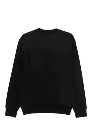 BOSS Ribbed Knit Chest Pocket Sweater - Black