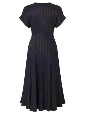NISSA Nissa Satin Viscose Midi Dress