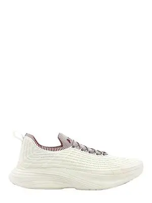 Apl Ribbed Knit Lace-up Sneakers - Neutrals