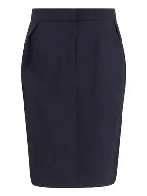 Magda Butrym Pleated Midi Skirt - Black
