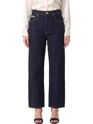Moschino Tailored Straight Leg Denim Trousers - Blue