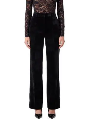 Ermanno Scervino Tailored Wide Leg Trousers - Black