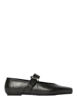 Emporio Armani Mary Jane Ballet Flats - Black