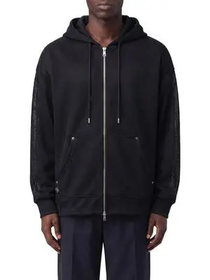 WOOYOUNGMI Zip-up Textured Hoodie - Black